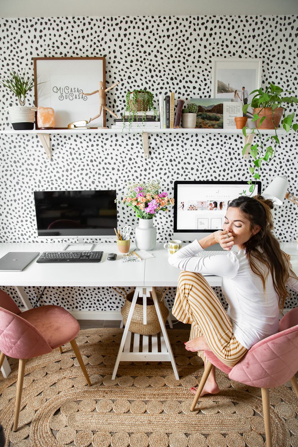45+ Real Shared Home Office Setups (Both Smart and Stylish)