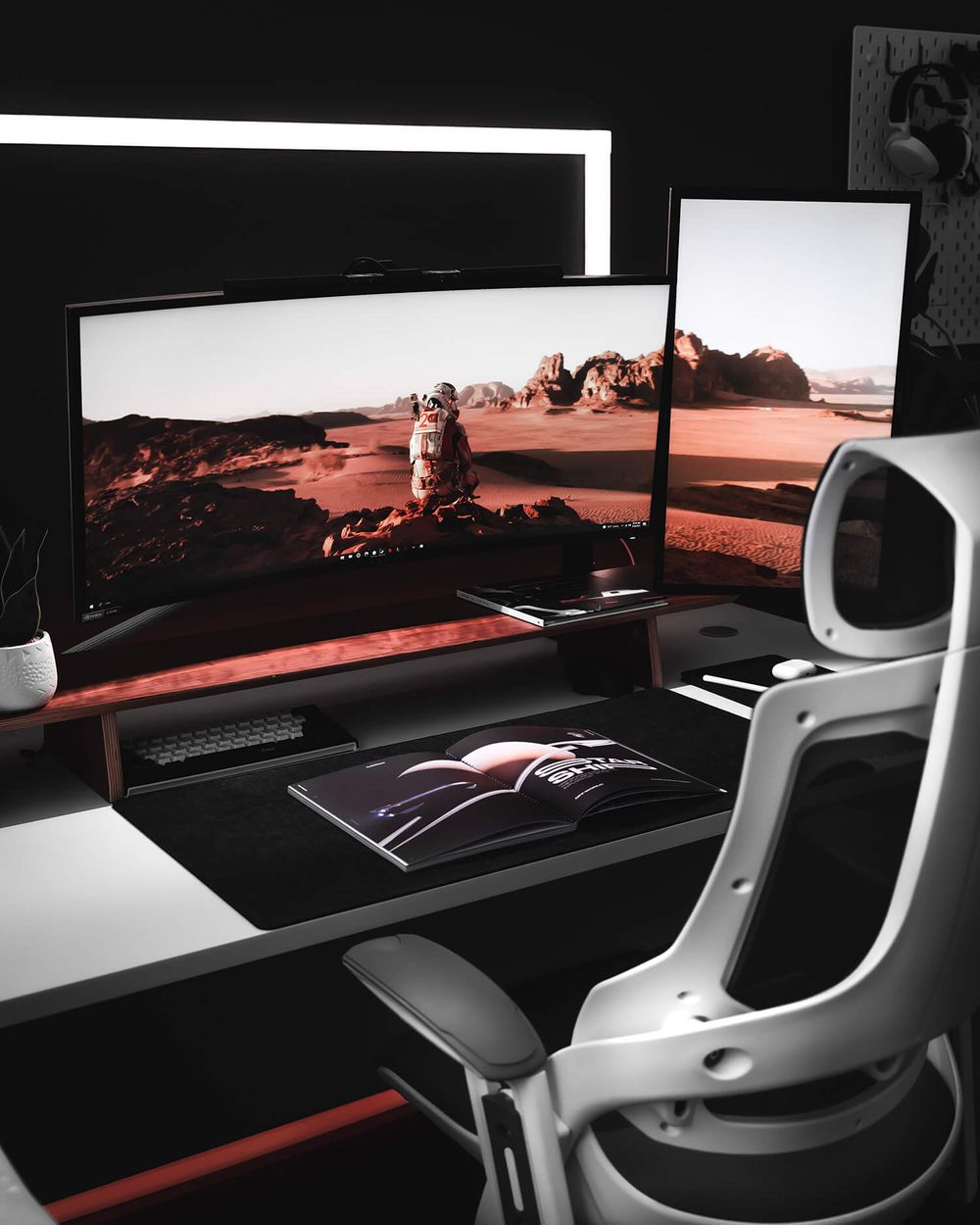 Futuristic Gaming Setup