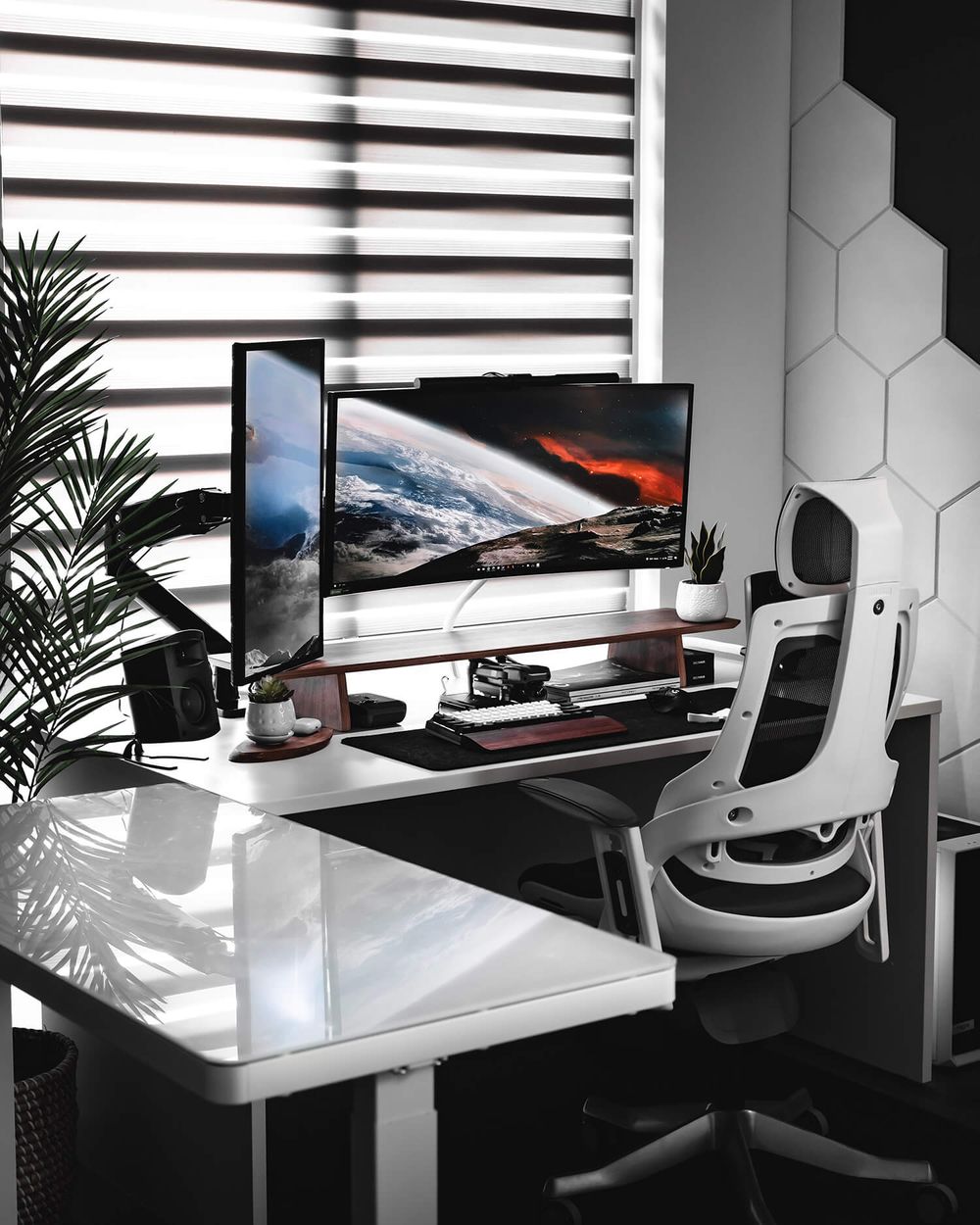 Futuristic Gaming Setup