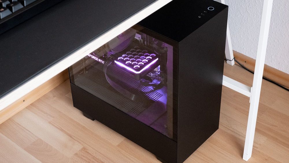 Minimalist Monochrome Desk Setup