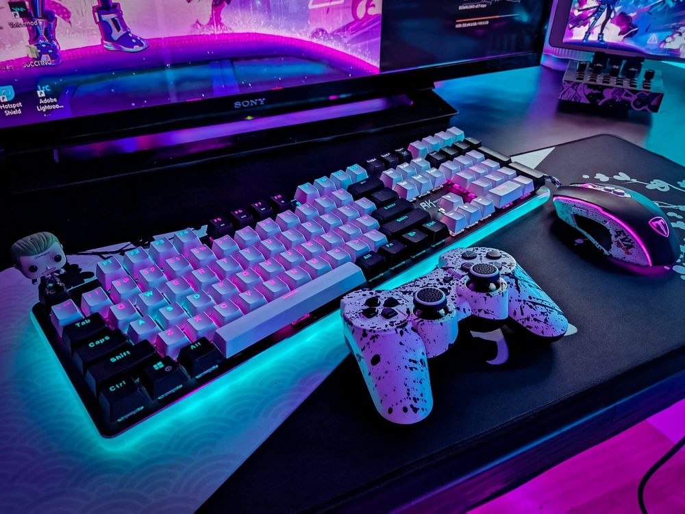 Cyberpunk-Inspired RGB Gaming Setup