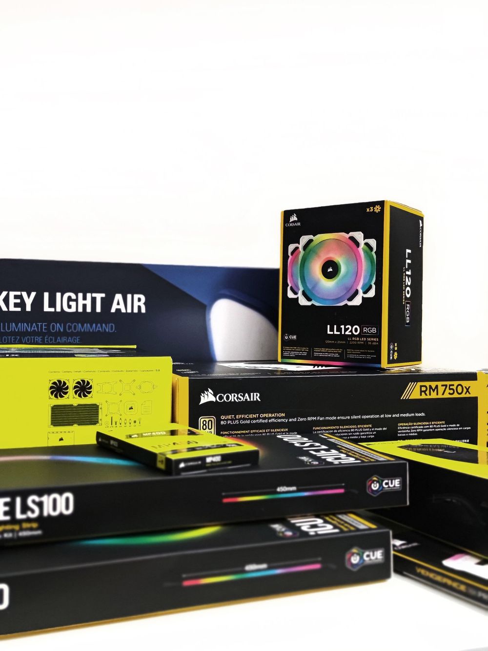 Monochrome Custom PC Desk Setup