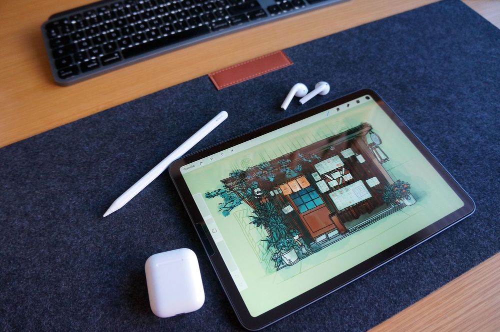 Graphic Designer Working-From-Home Workspace