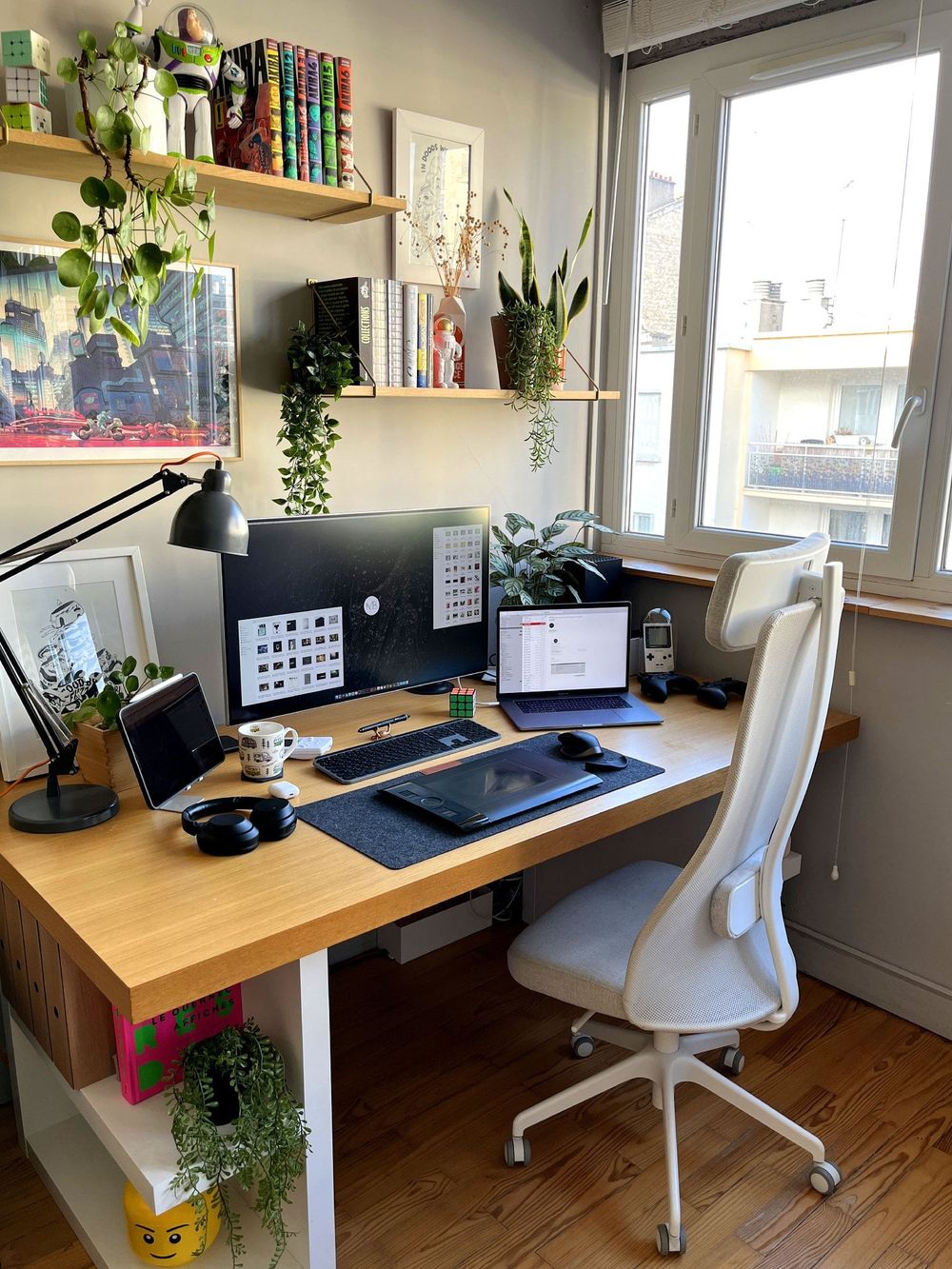 Graphic Designer Working-From-Home Workspace