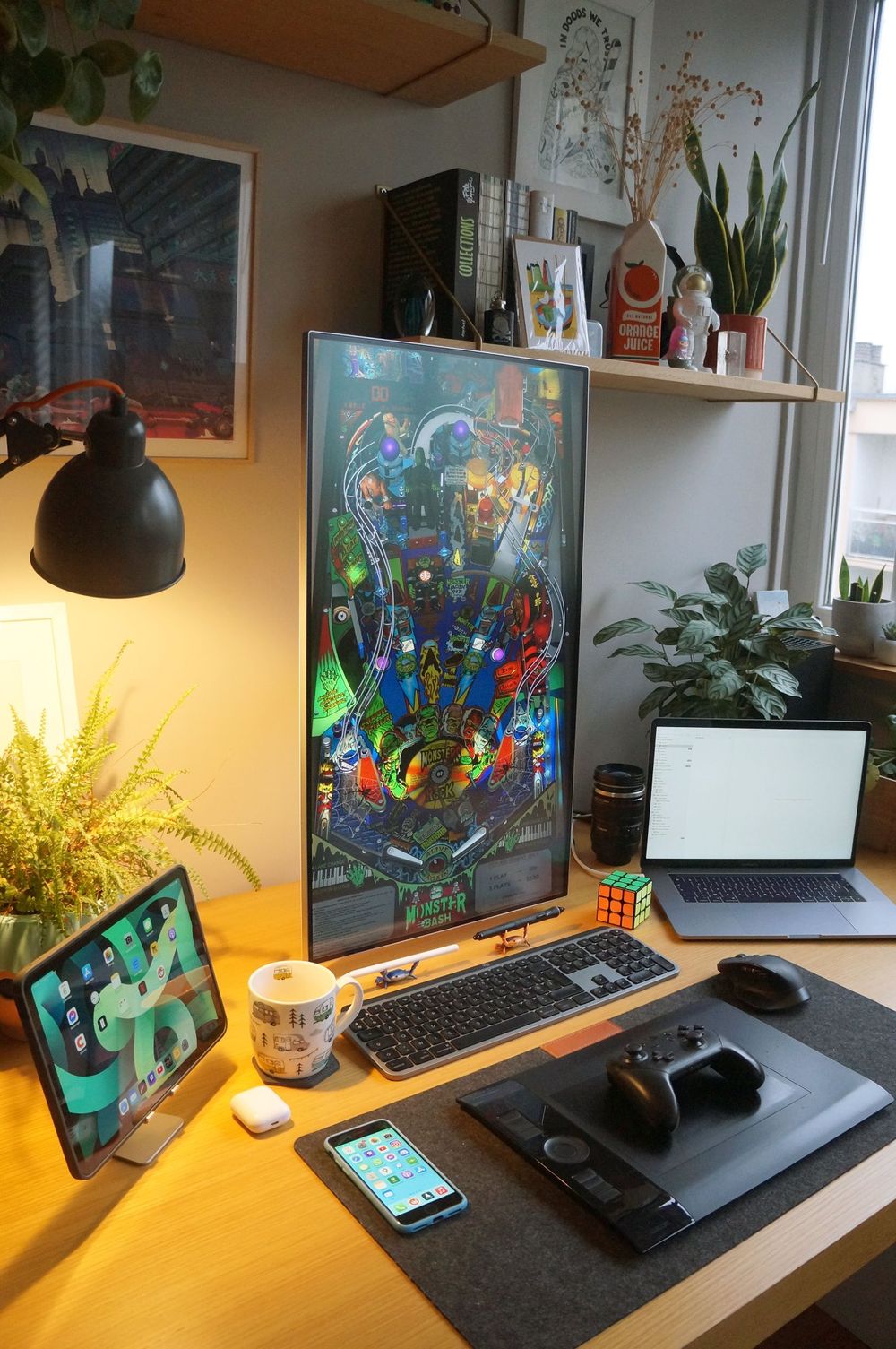 Graphic Designer Working-From-Home Workspace