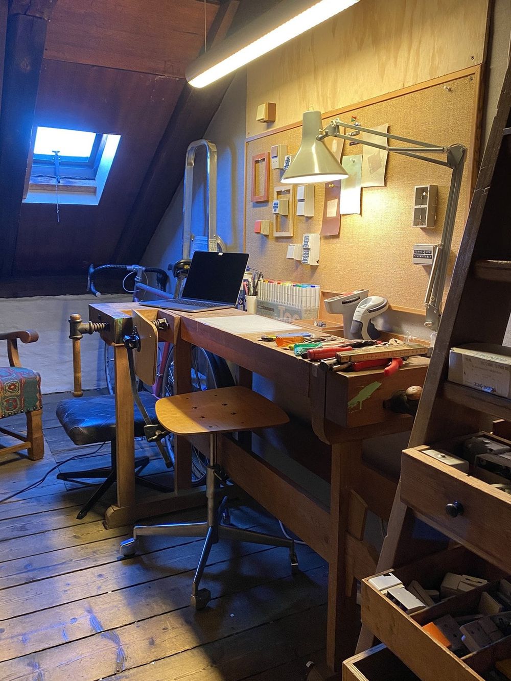 Secret, Cosy Attic Workspace by Zwitzh