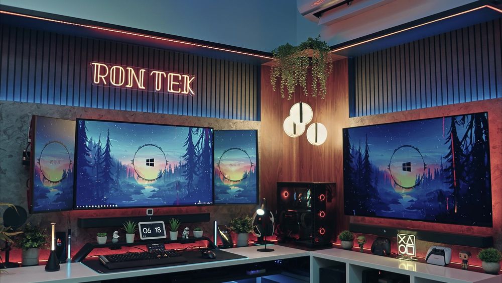 Multi-Purpose Home Office Setup