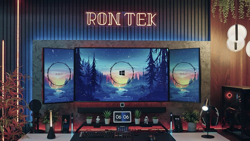 Multi-Purpose Home Office Setup