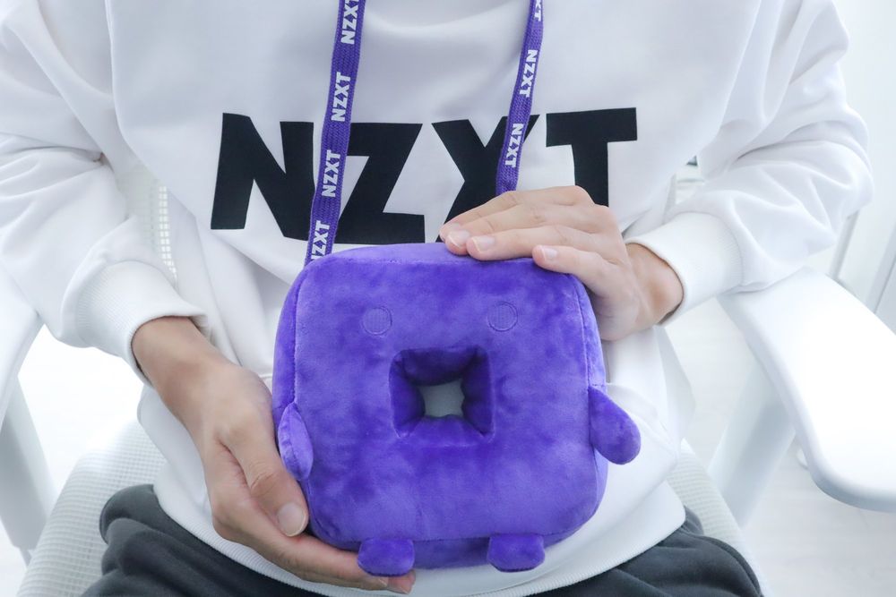 White Desk Setup with a Custom PC