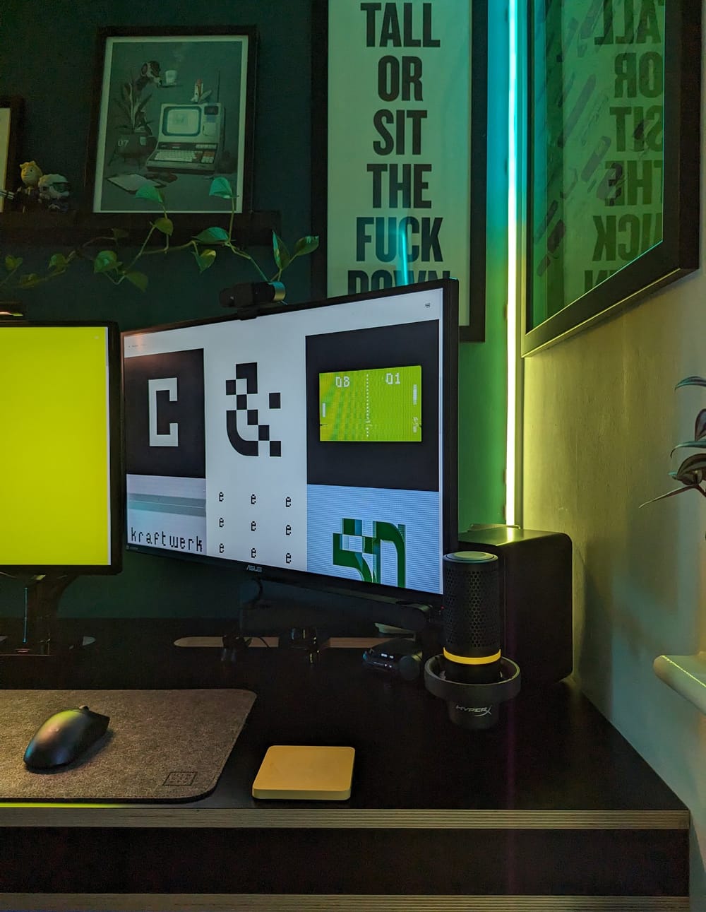 Motion Designer Desk Setup