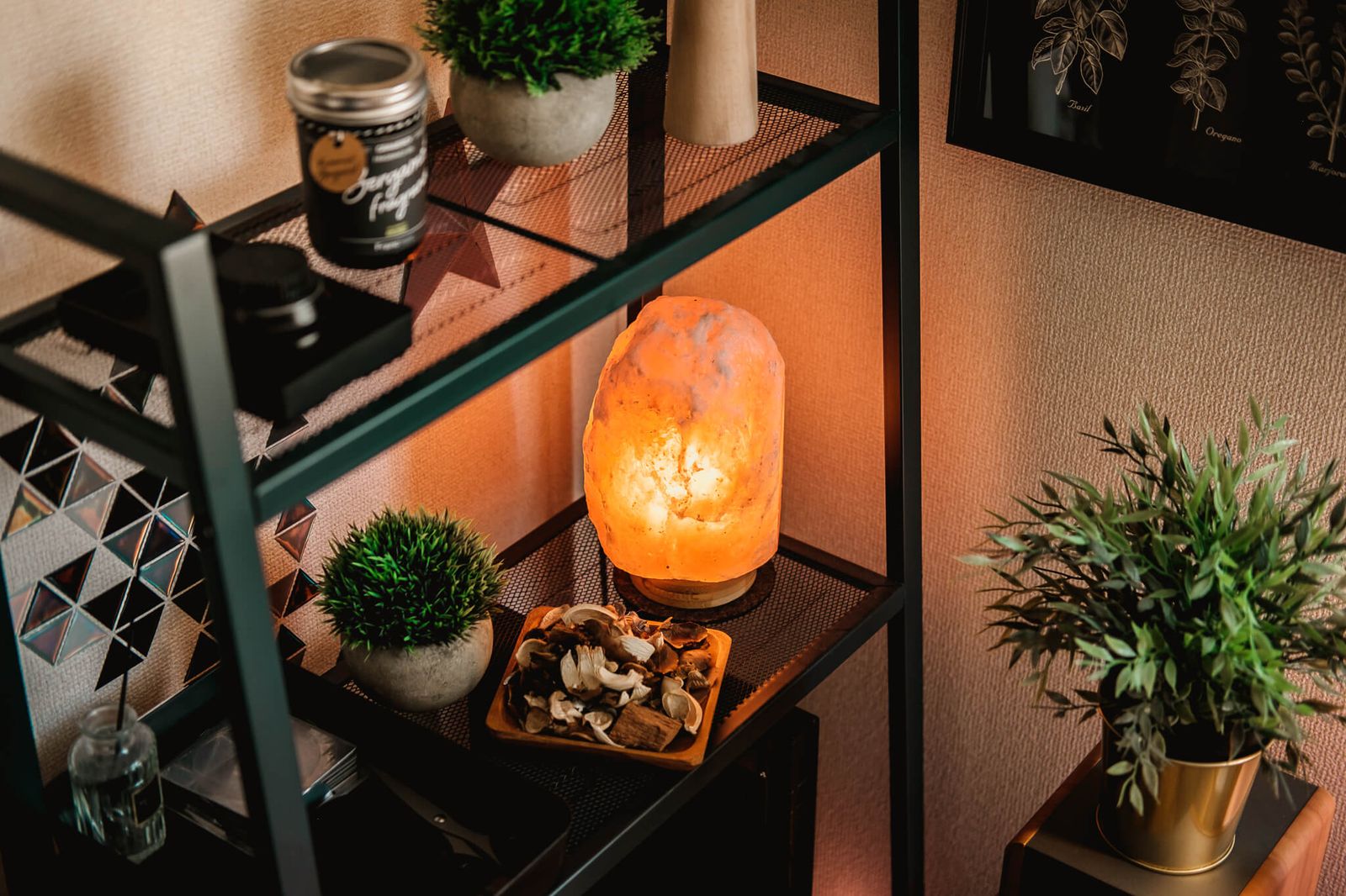Cosy Industrial Desk Setup