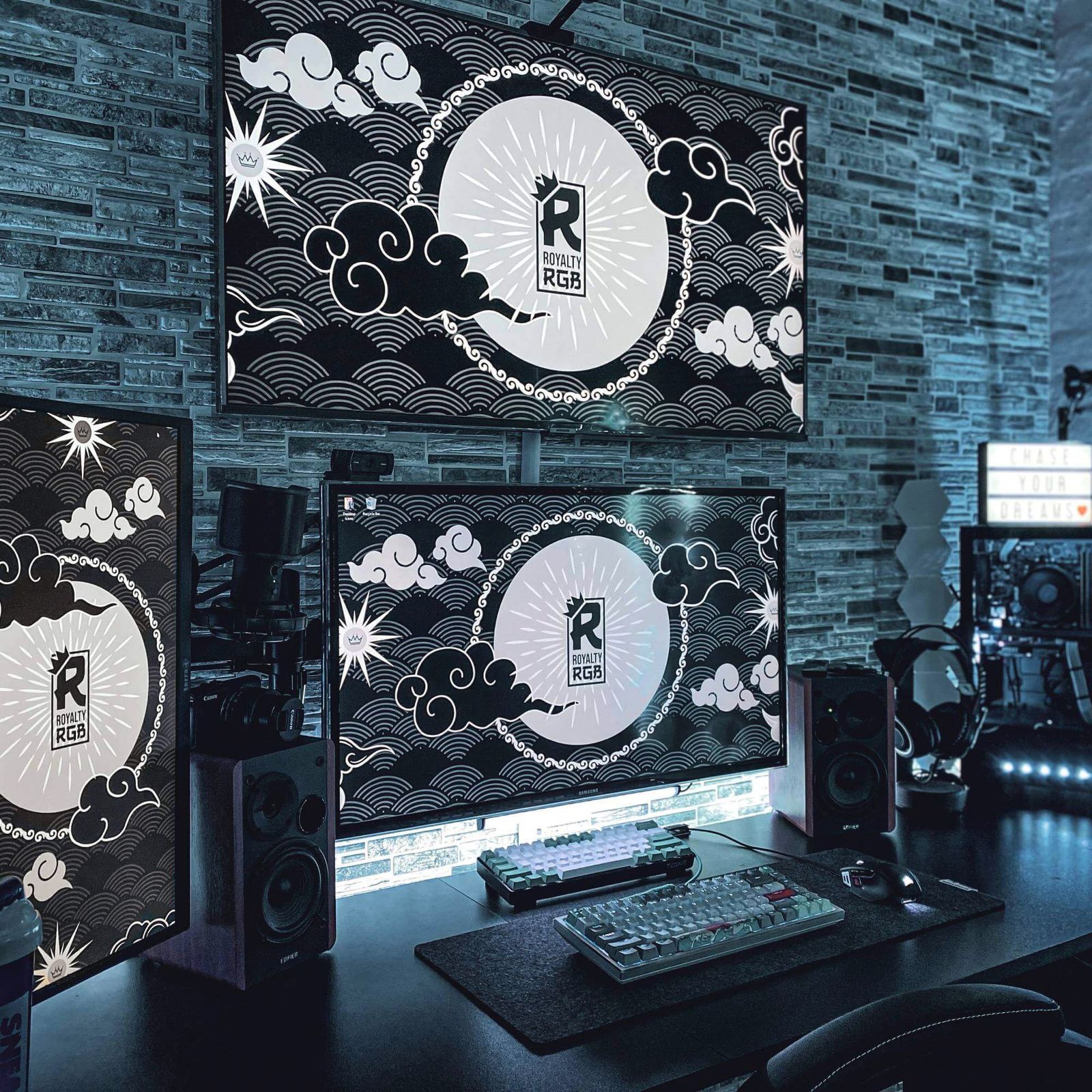 Twitch Streaming Desk Setup by DarkMatrixZero