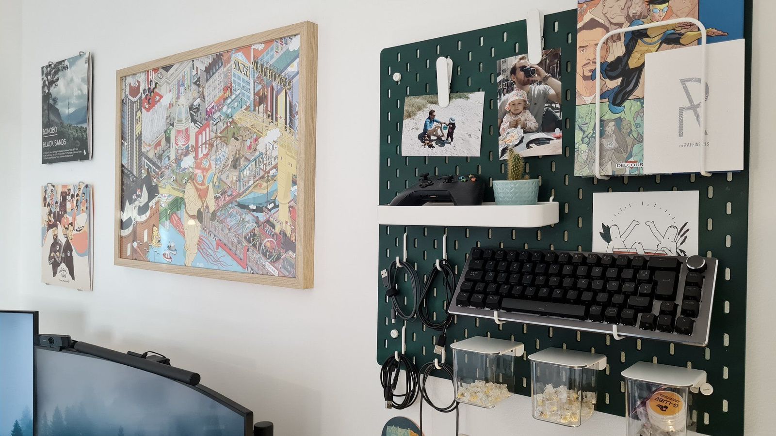 Cosy IKEA KARLBY Desk Setup