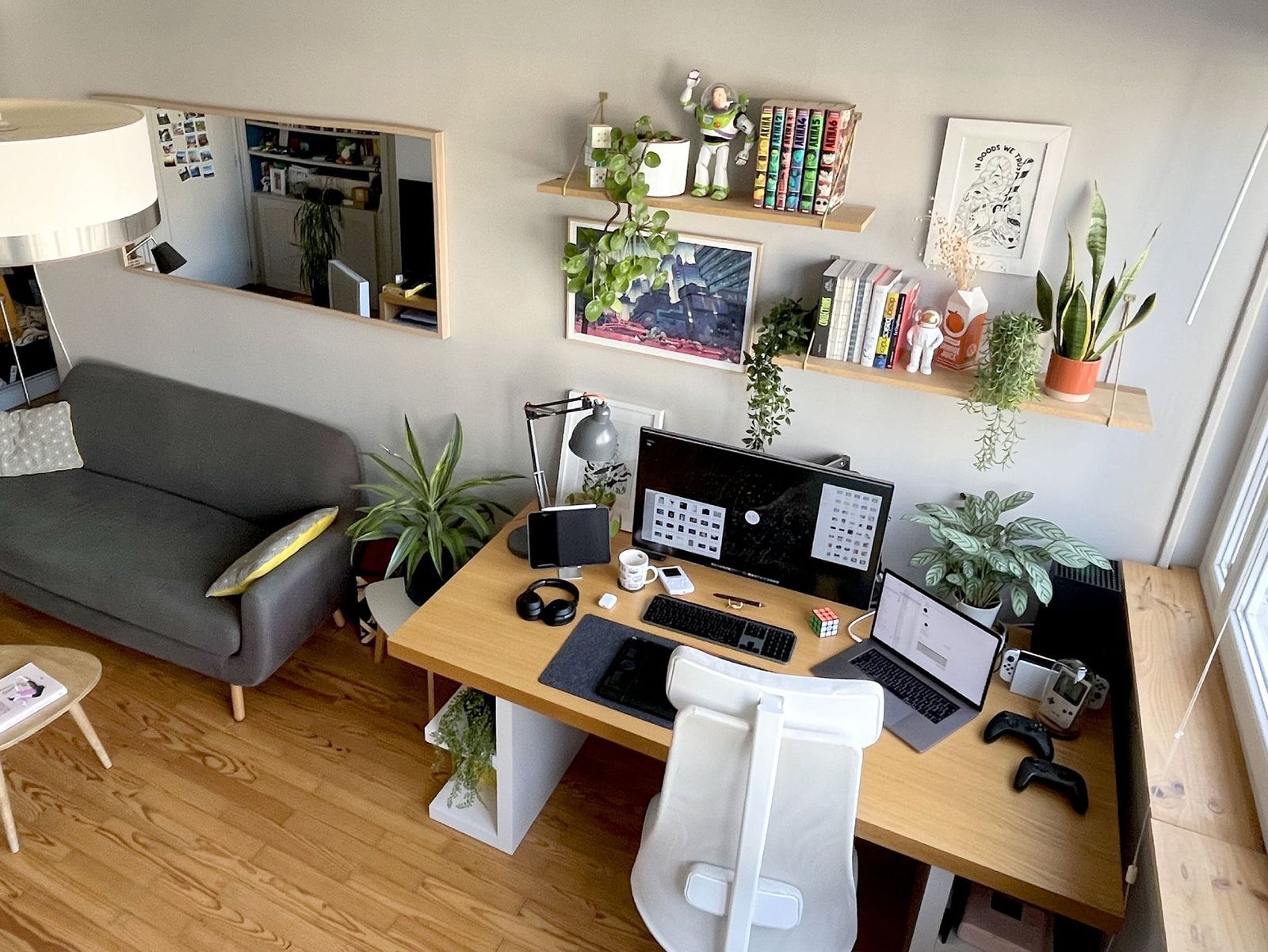 Graphic Designer Working-From-Home Workspace