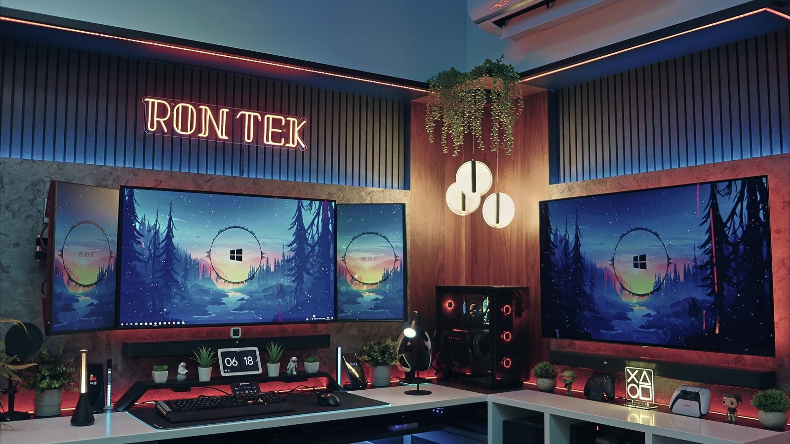 Multi-Purpose Home Office Setup