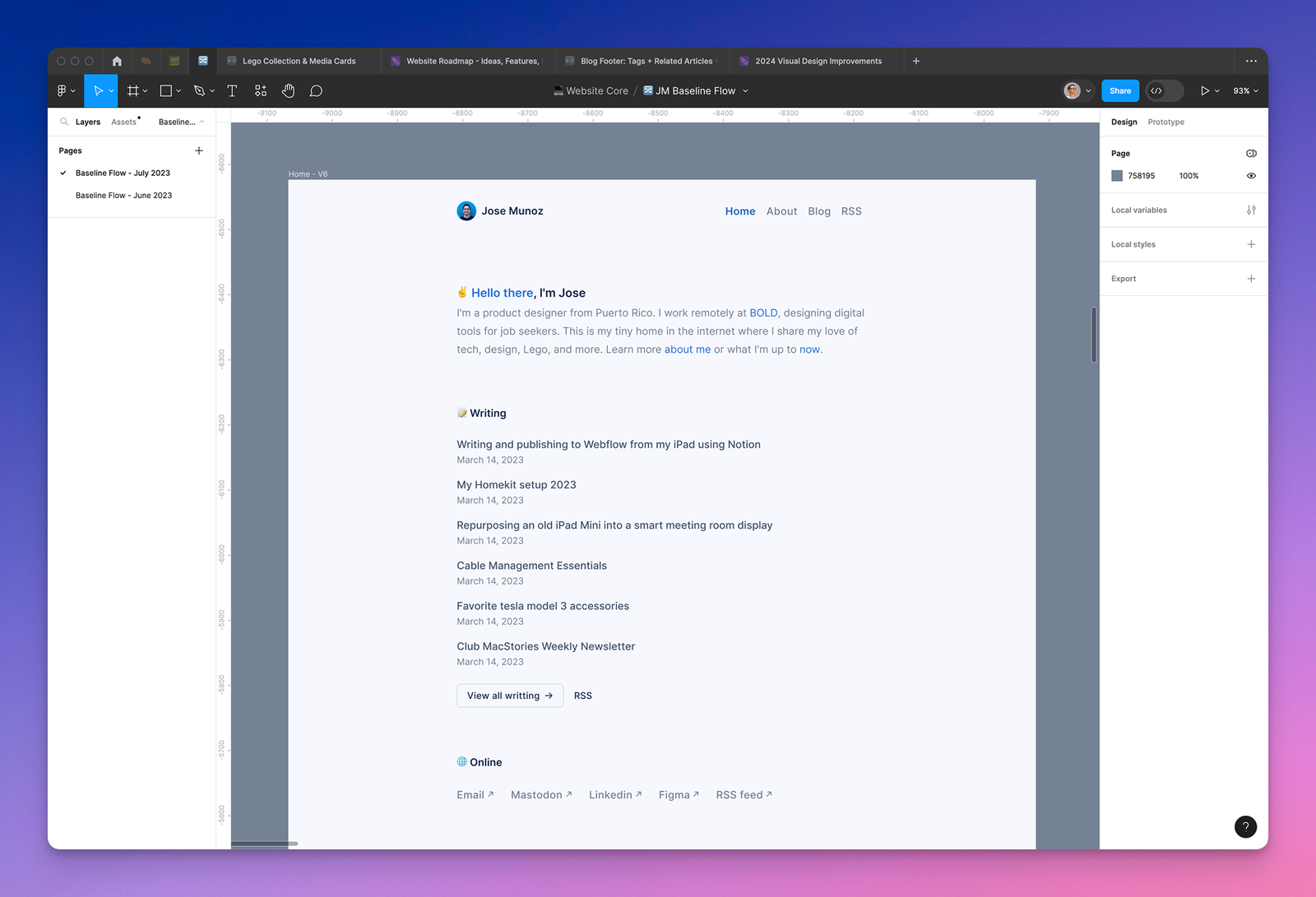 Smart Home Office of a Product Designer