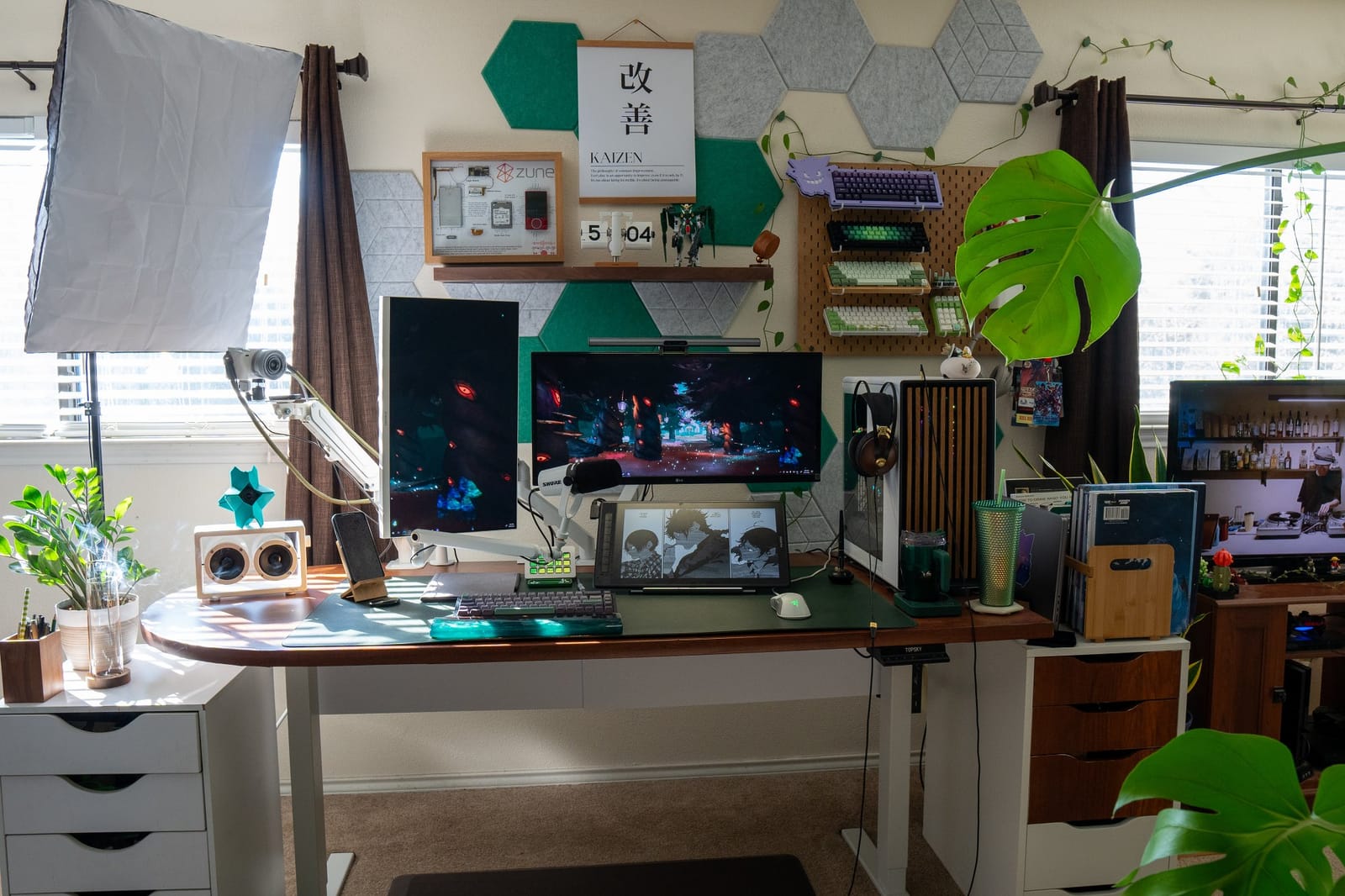 Indoor Jungle Workspace in Texas