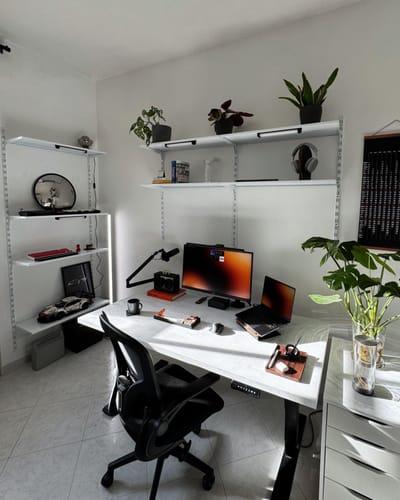 30+ IKEA ALEX Desk Setup Hacks (Ideas From Real People)
