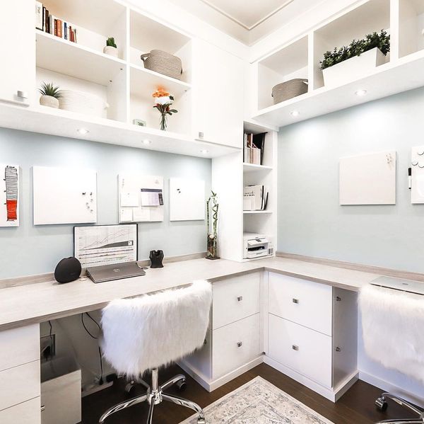 45+ Real Shared Home Office Setups (Both Smart and Stylish)