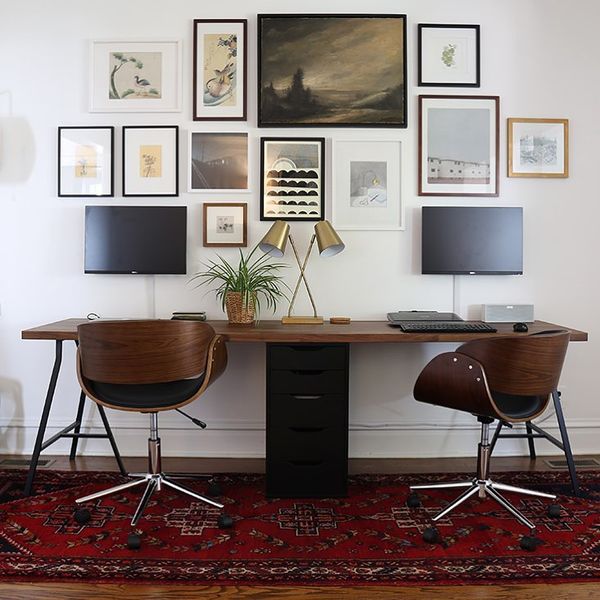45+ Real Shared Home Office Setups (Both Smart and Stylish)