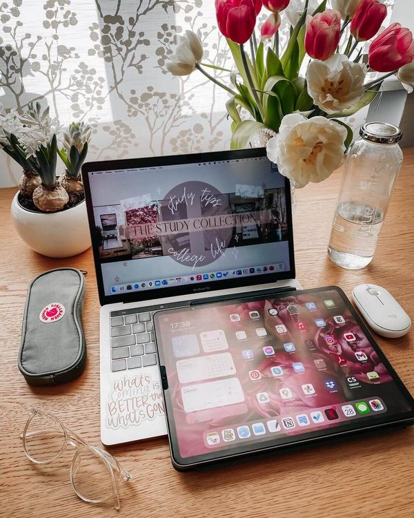 Cosy Study Desk Setup