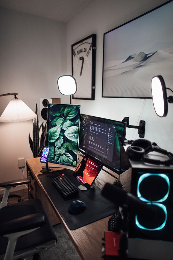 Futuristic Gaming Setup by Jay in California, US