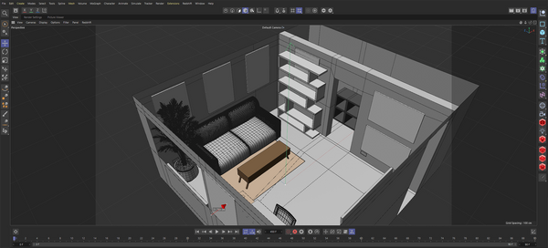 3D Artist Desk Setup