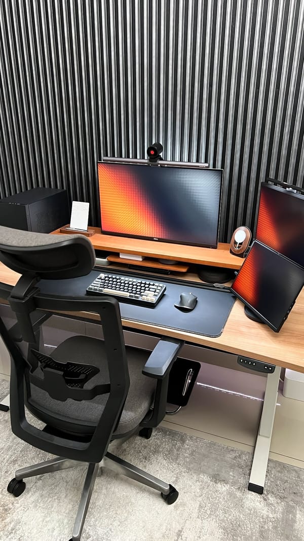 Modern Minimalist Desk Setup
