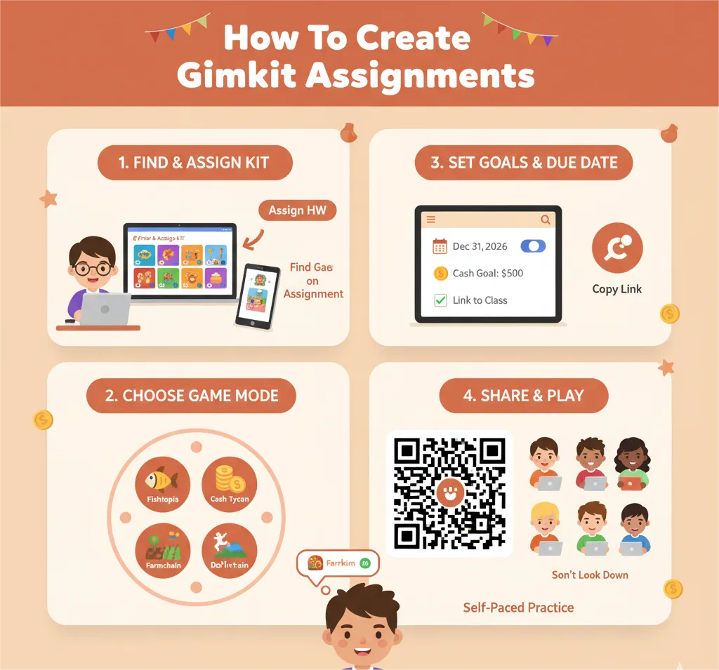How To Create Gimkit assignments