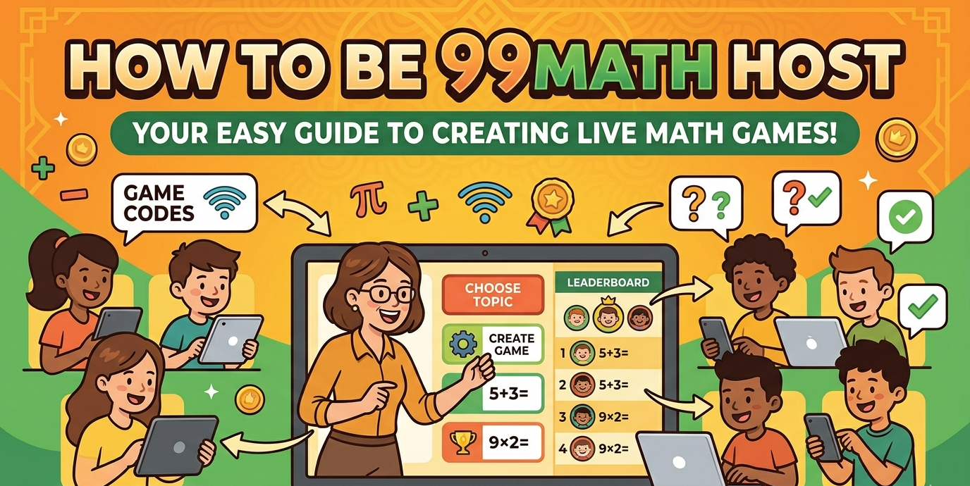 How To Be 99math Host