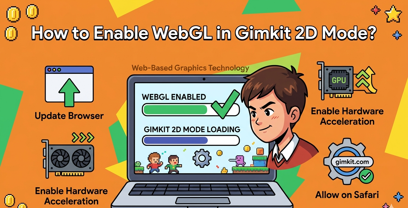 How to Enable WebGL in Gimkit 2D Mode?