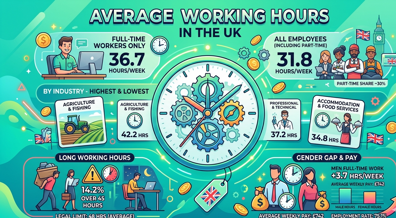 Average Working Hours in the UK 2026: Workweek Trends And Productivity